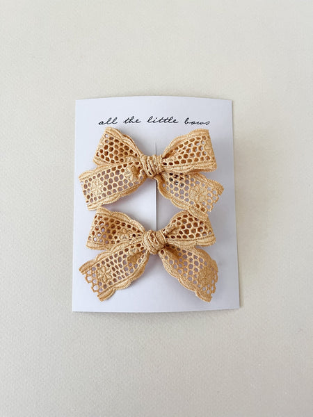 Lace Bows | All The Little Bows