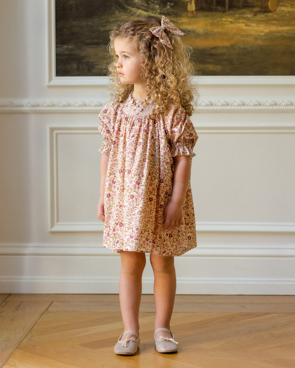Maddie Dress || Flower Fields | All The Little Bows