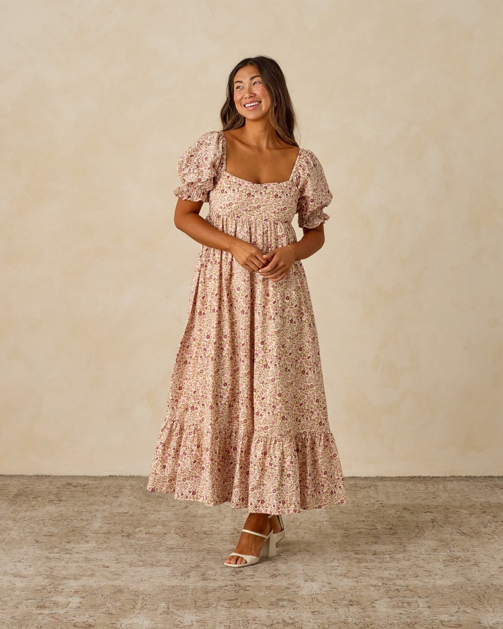 Women's Chloe Dress || Flower Fields | All The Little Bows