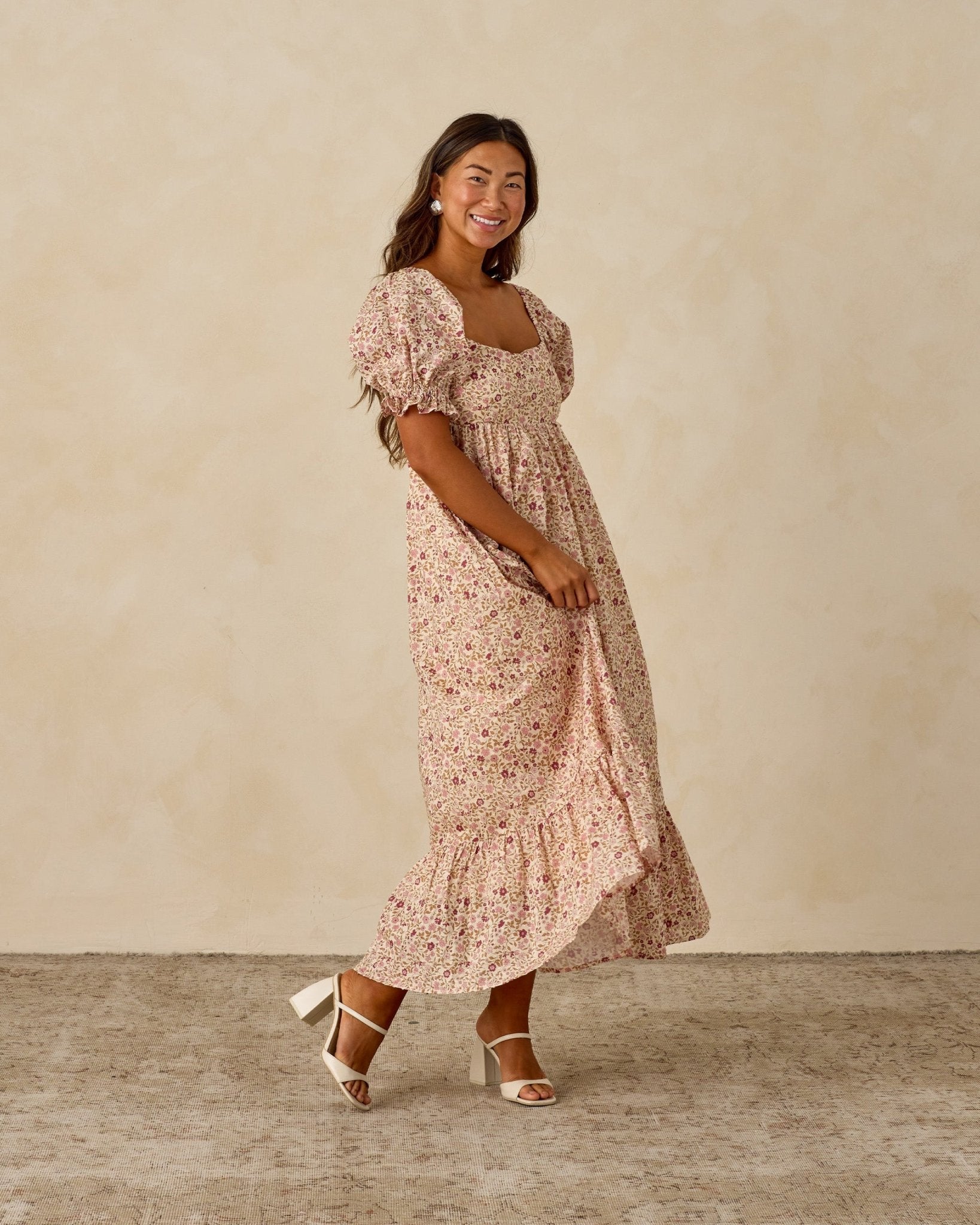 Women's Chloe Dress || Flower Fields | All The Little Bows