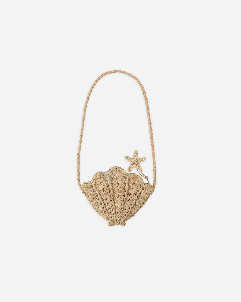Shell Purse || Straw | All The Little Bows