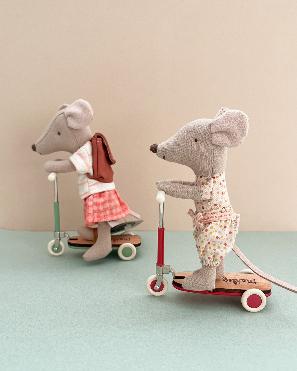 Maileg | Kick Board, Mouse - Mint | All The Little Bows