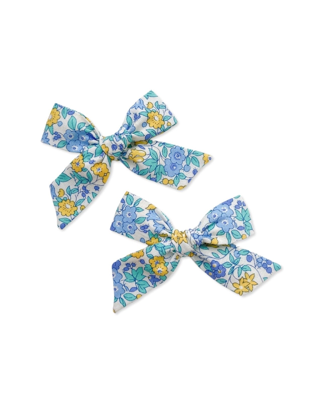 Classic Knot Bow | Bluebell Floral | All The Little Bows