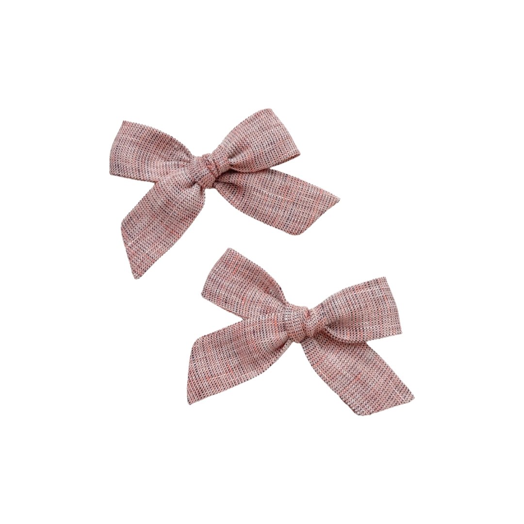 Classic Knot Bow | Monarch Gray - Alligator Clip | All The Little Bows
