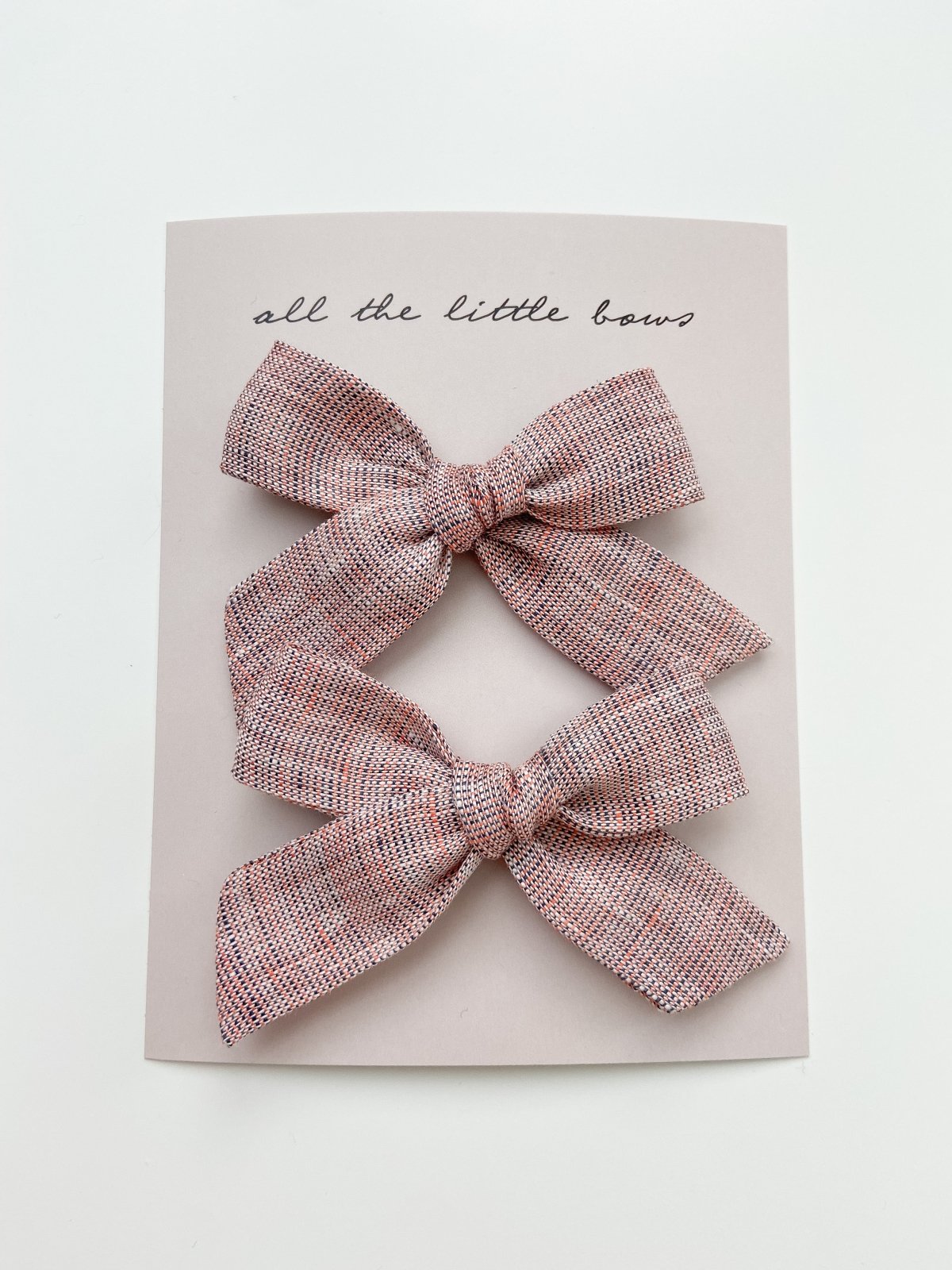 Classic Knot Bow | Monarch Gray - Alligator Clip | All The Little Bows