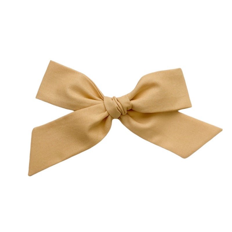 Oversized Bow | Mustard | All The Little Bows