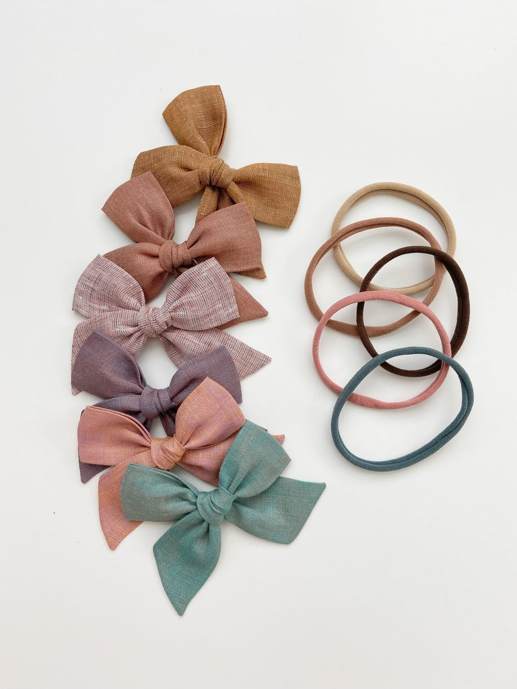 Pinwheel Bow | Baked Clay - Headband | All The Little Bows