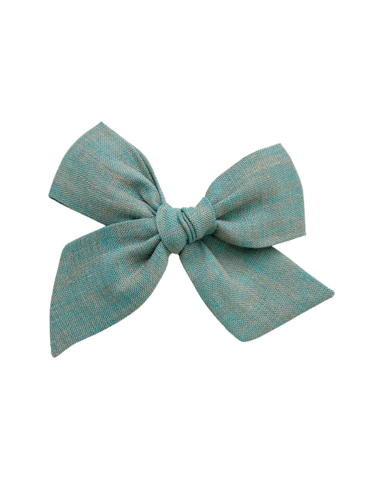 Pinwheel Bow | Copper Green - Alligator Clip | All The Little Bows