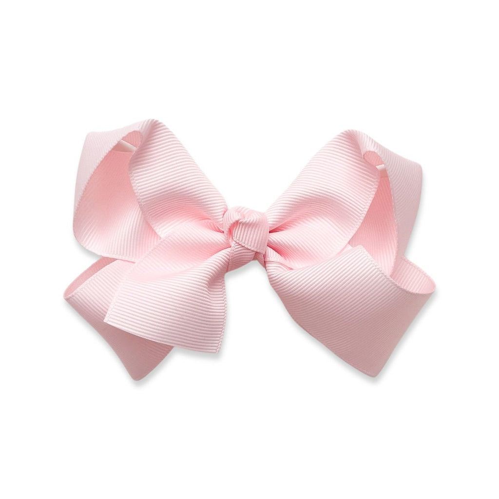 Twist Ribbon Hair Bow - Light Pink | All The Little Bows